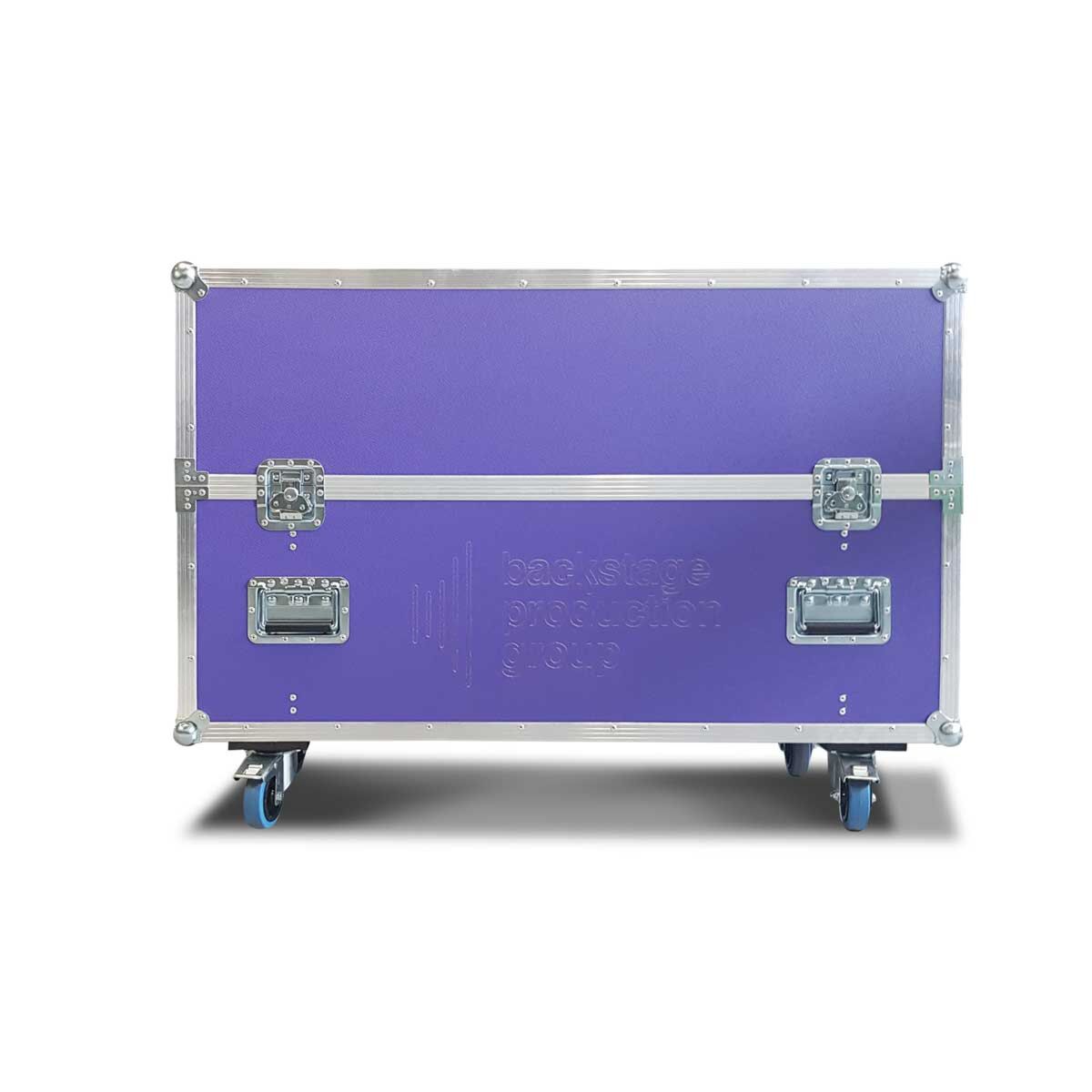 Double 51" - 55" TV Flight Case