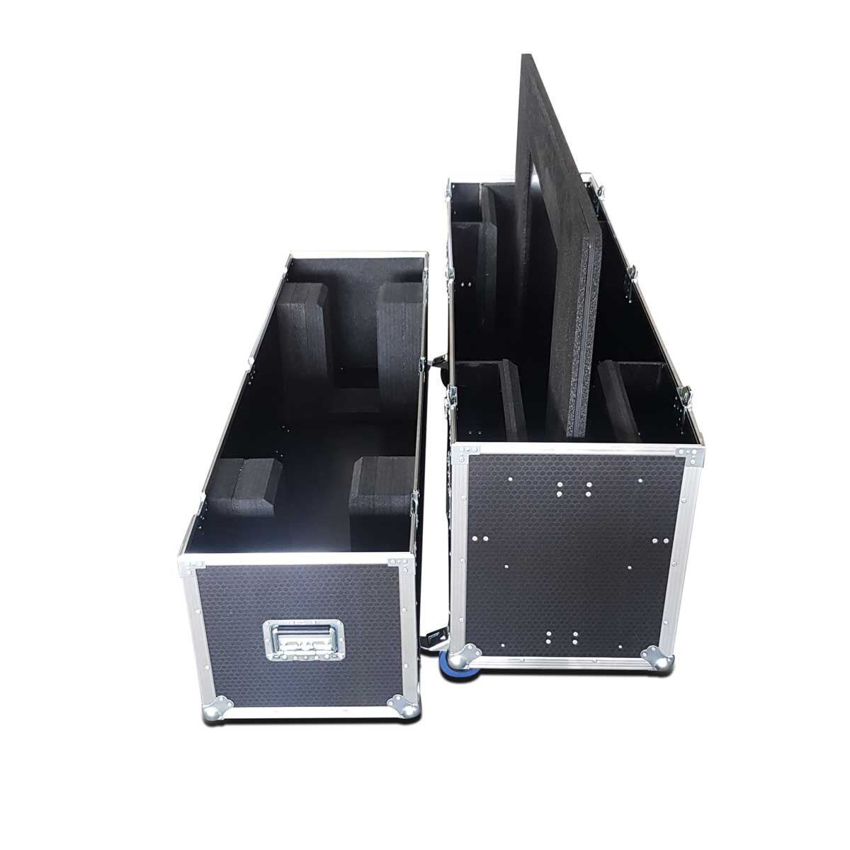 Double +85" TV Flight Case
