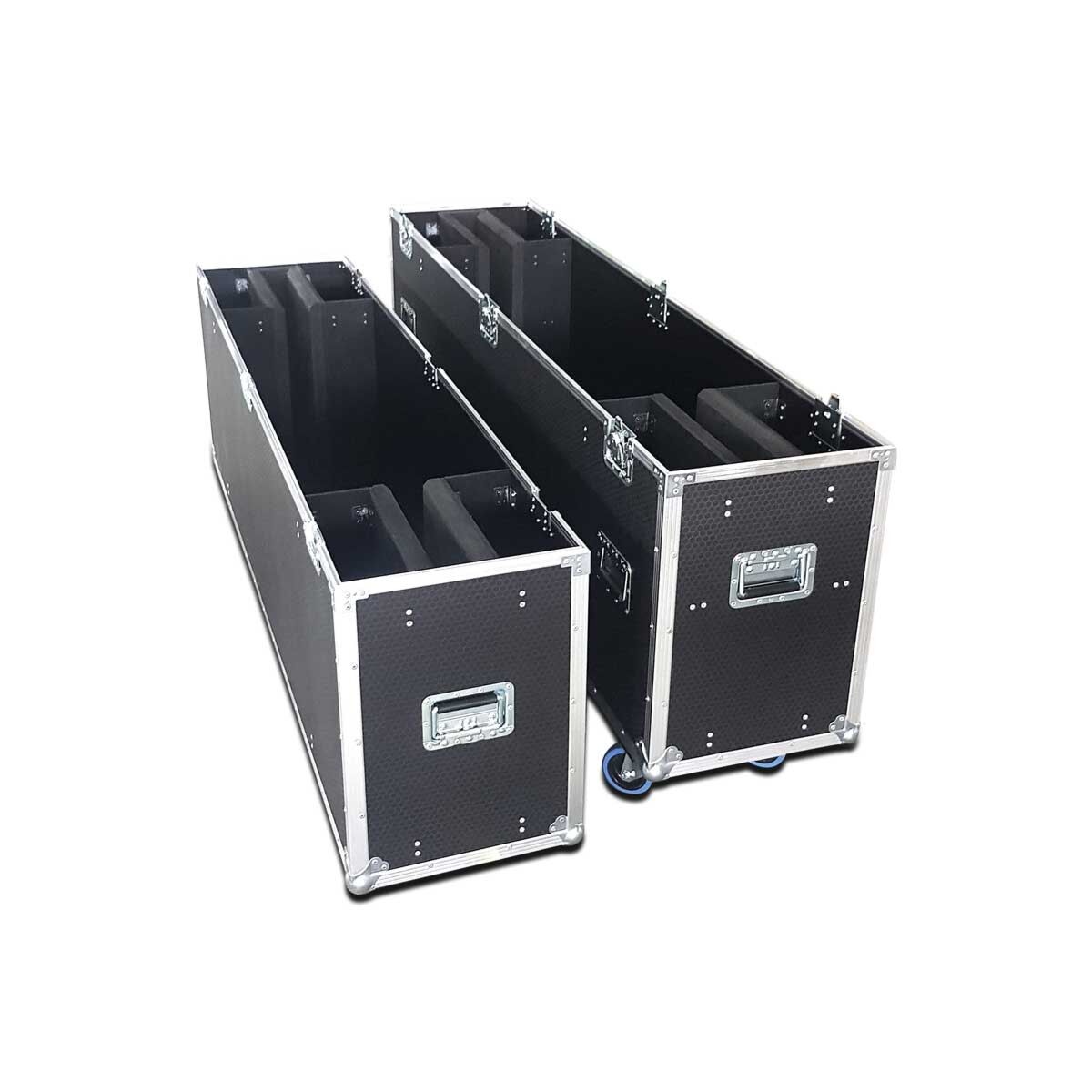 Single 81" - 85" TV Flight Case